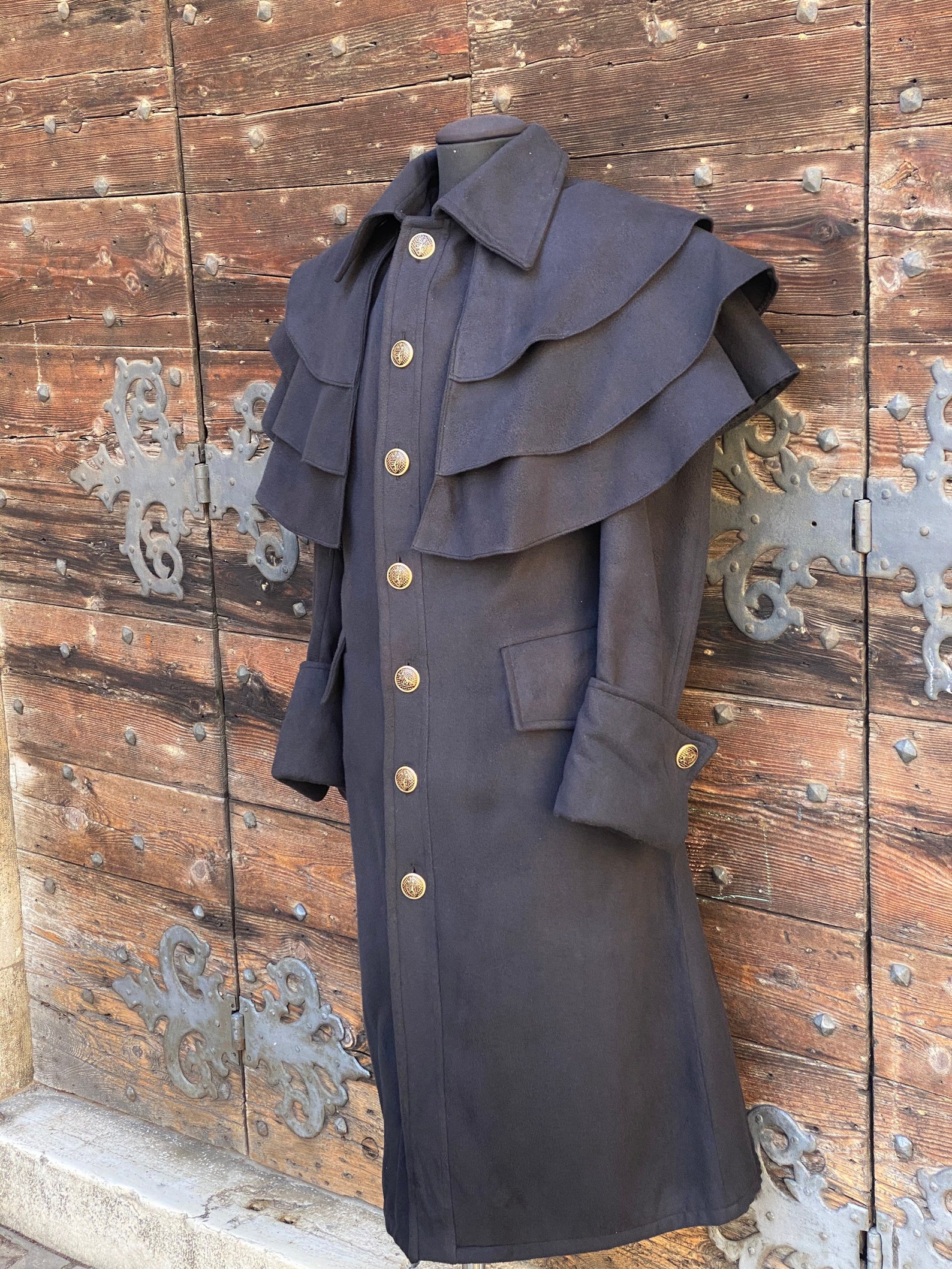 Redingote for Men Wool Coat Reproduction Early 19th Century - Etsy