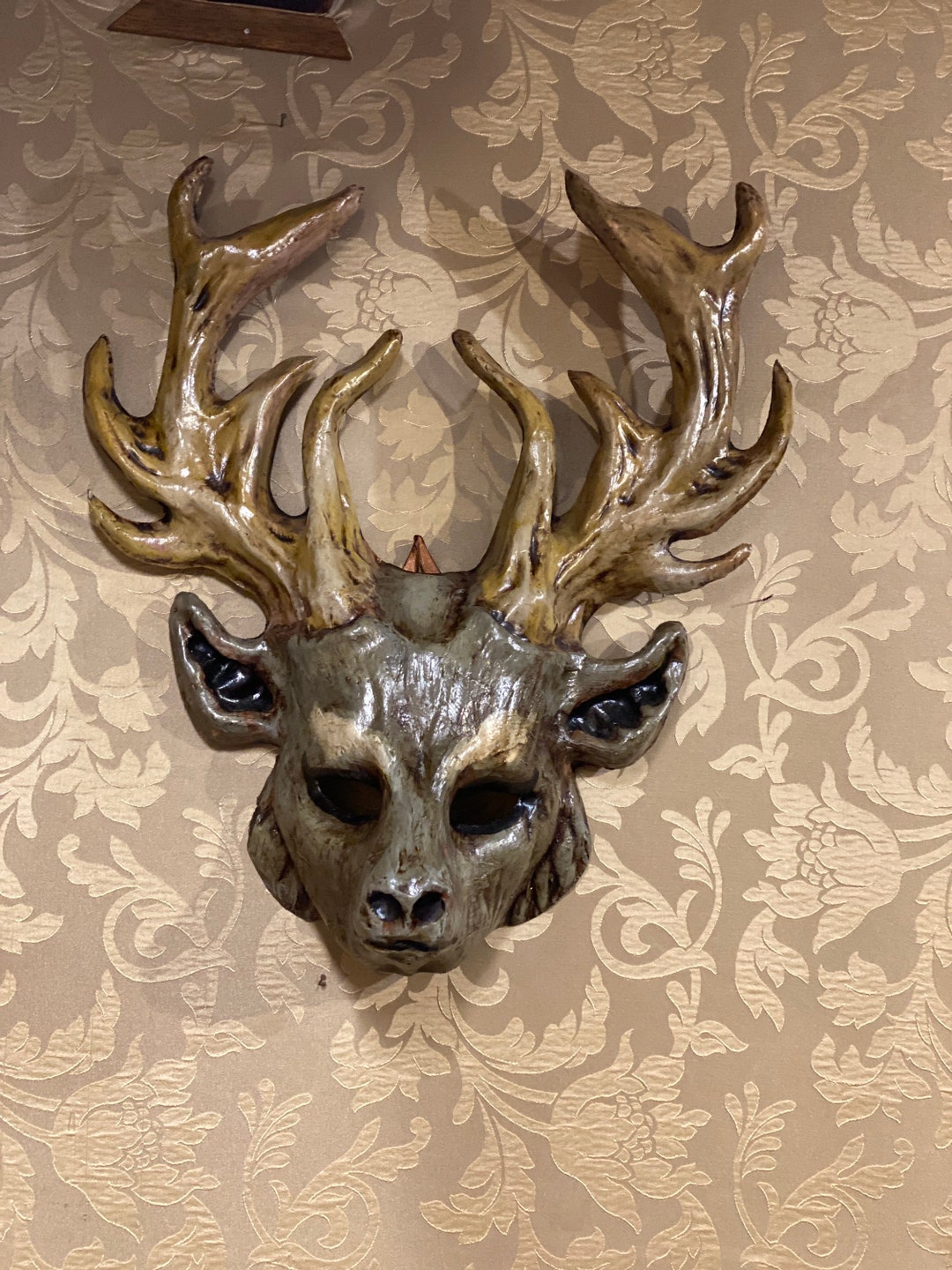 Venetian Mask, Deer Mask, Carnival Mask, Halloween Mask - Etsy
