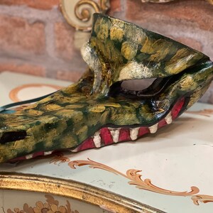 Venetian Mask, Crocodile Mask, Carnival Mask, Halloween Mask - Etsy