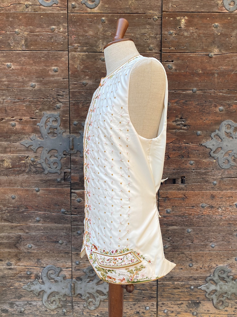 Late 18th Century Men's Historical Vest, 18th Century Vintage Vest - Etsy