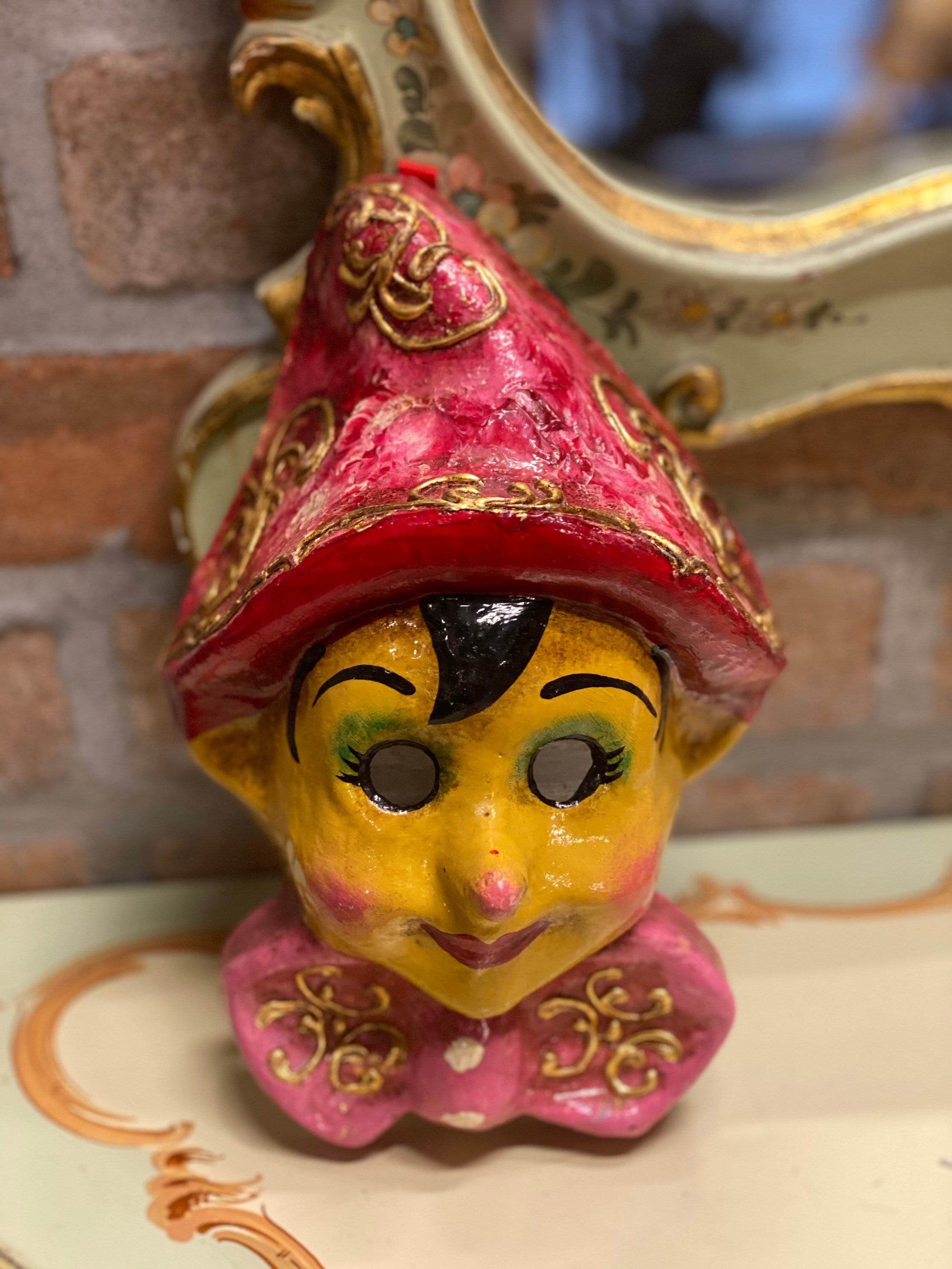 Pinocchio Decorative Venetian Mask Handmade in Papier-mâché - Etsy