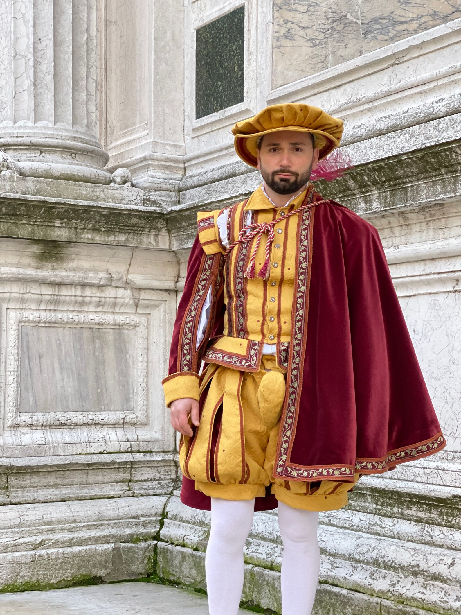 Historical Renaissance Costume for Men, Historical Costume of the 16th ...
