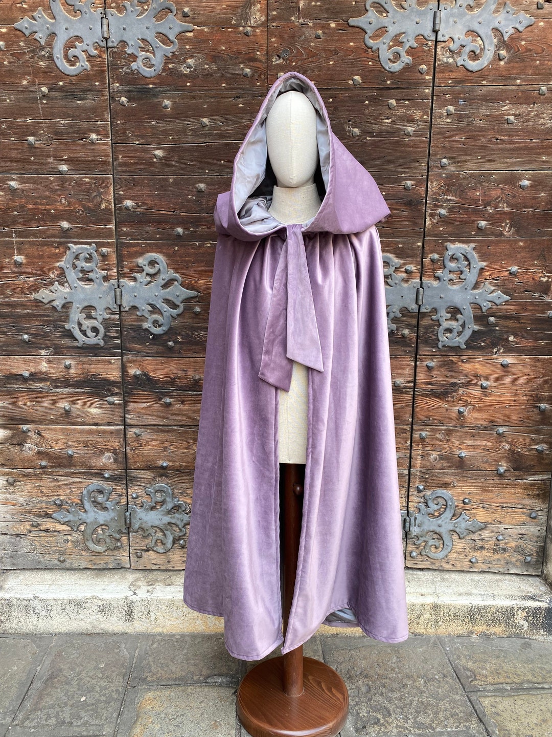 Venetian Cloak, Velvet Lined in Satin, Carnival Cloak, Halloween Cloak ...