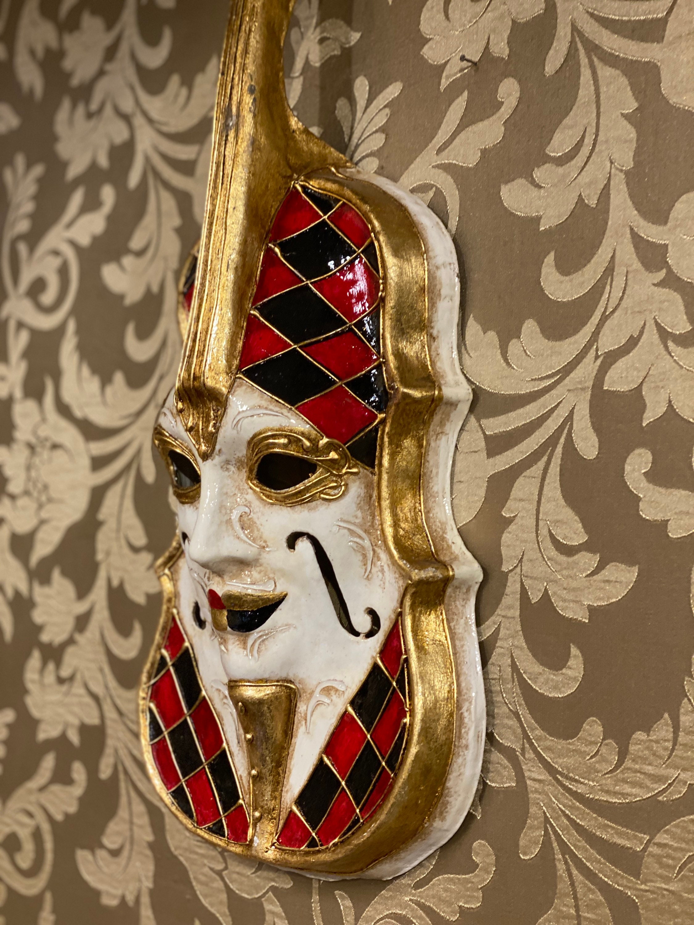 Venetian Mask Violin Wearable or Decorative Mask. | Etsy