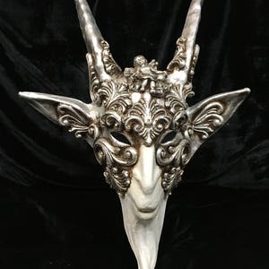 Venetian Mask, Baroque Capricorn Halloween Mask - Etsy