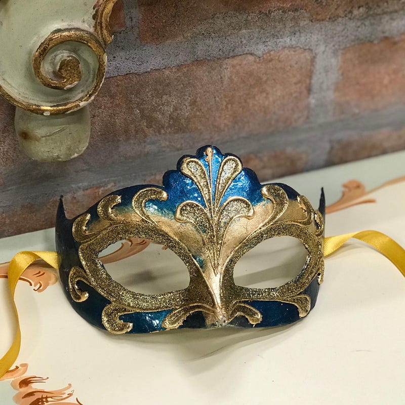 Colombina Venetian Mask - Etsy