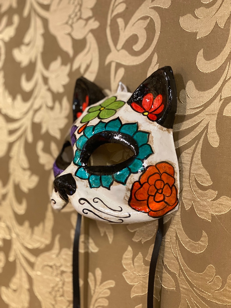 Venetian Mask, Mexican Cat, Carnival Mask, Halloween Mask - Etsy