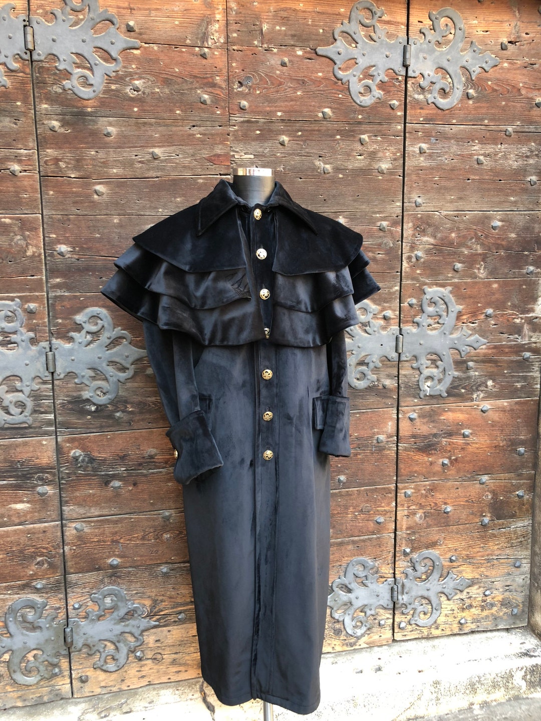 Traje histórico de los hombres, abrigo Redingote, traje de 1800, traje ...