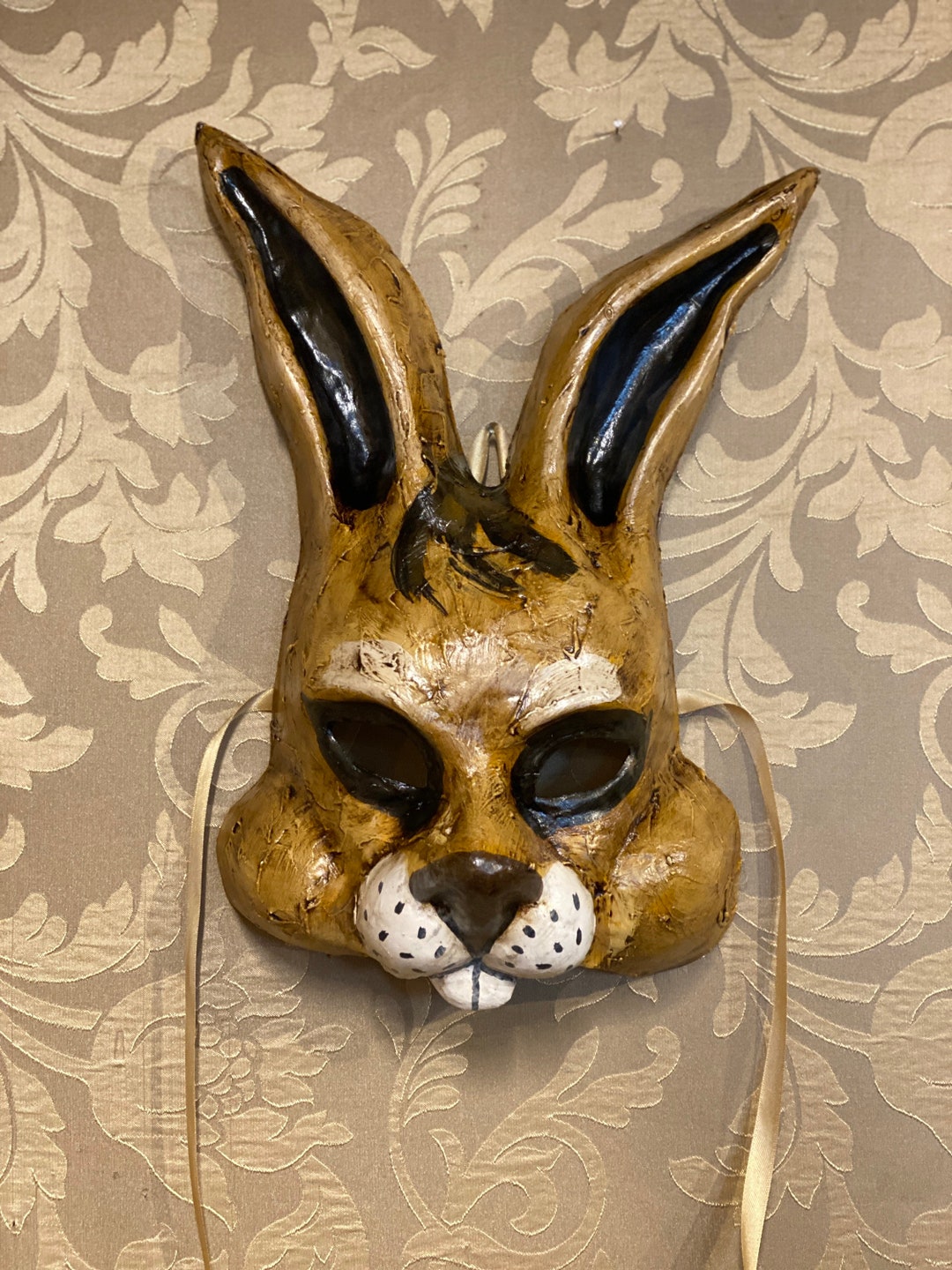 Venetian Mask, Rabbit Mask, Carnival Mask, Animal Mask - Etsy