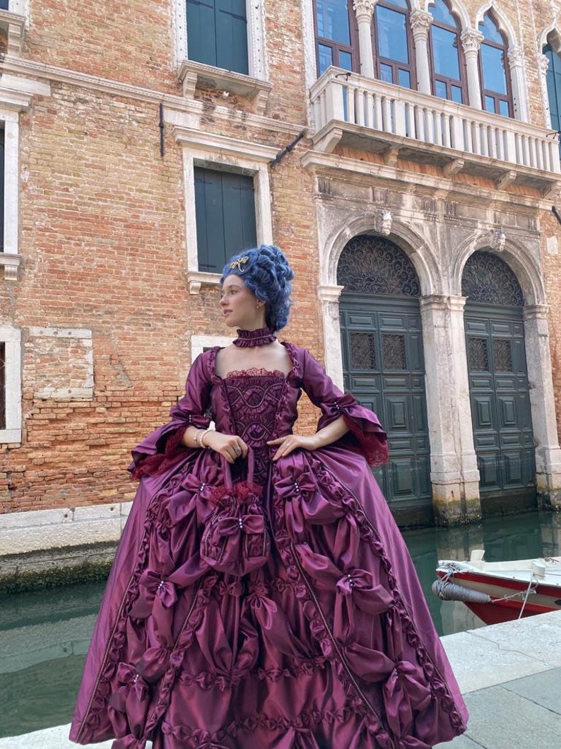 1700s Historical Costume for Women 18th Century Reproduction - Etsy