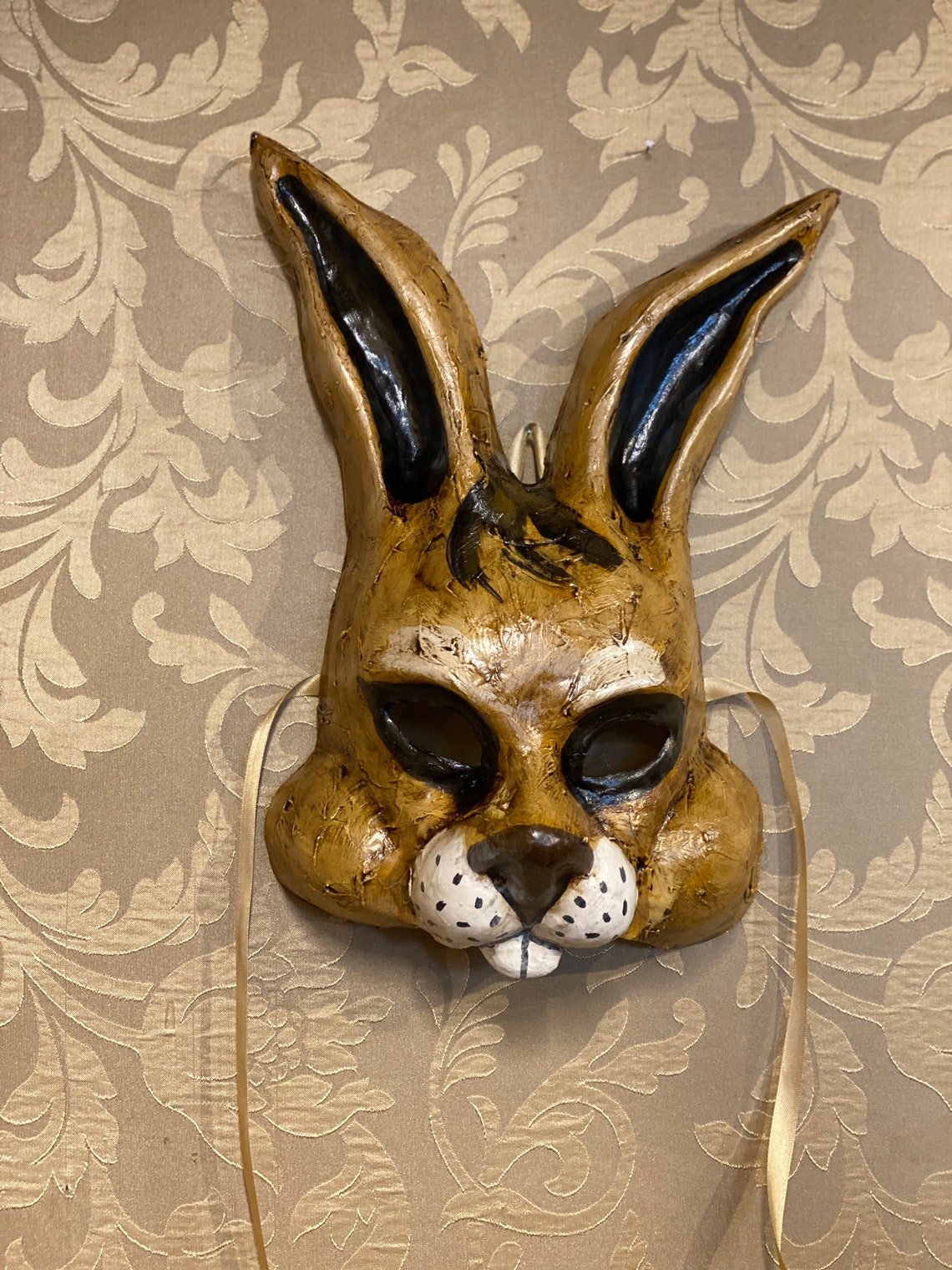 Venetian Mask, Rabbit Mask, Carnival Mask, Animal Mask - Etsy