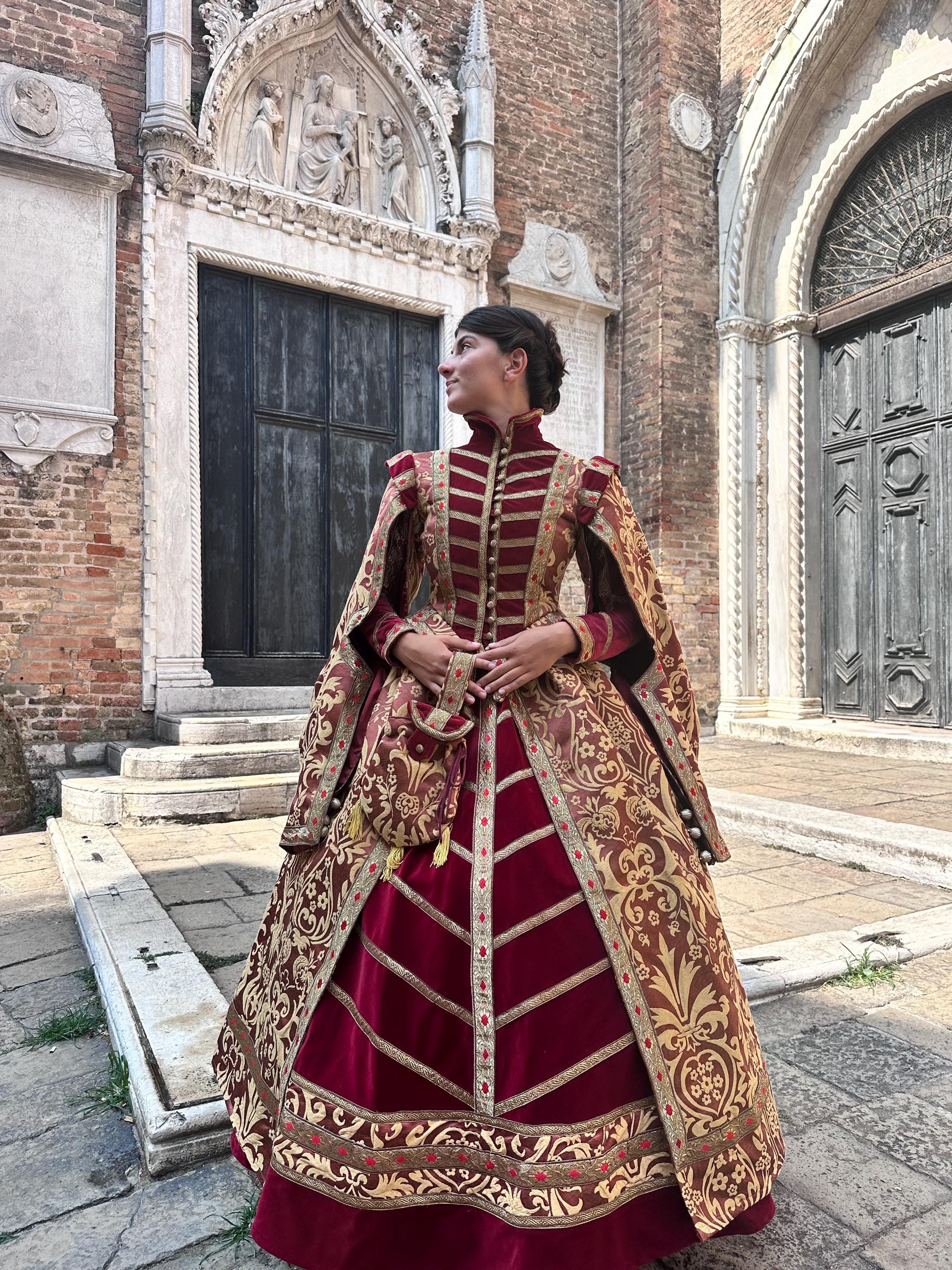 Women's Renaissance Historical Costume, Carnival Costume, Halloween ...