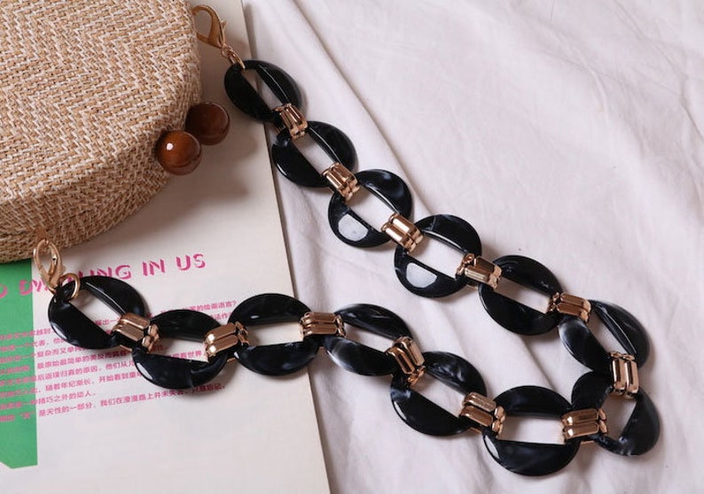 A Piece of 60cm Long Acrylic Chain Purse Chain Handle Plastic - Etsy