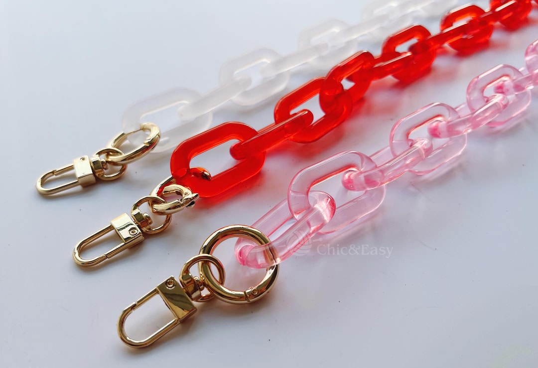 A Piece of Acrylic Chain Purse Chain Strap Handle Plastic Handles for ...