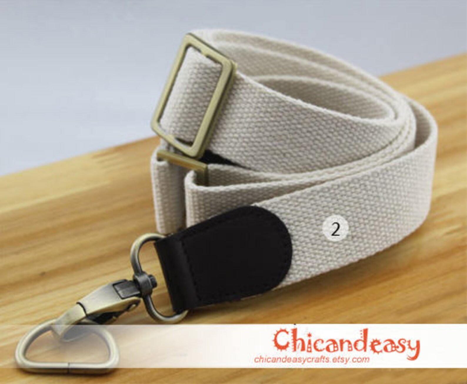 A Piece of Adjustable Canvas Stap Cotton Webbing Strap Bag - Etsy