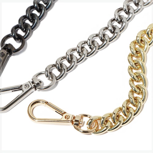 Gunmetal High Quality Purse Chain Metal Shoulder Handbag - Etsy