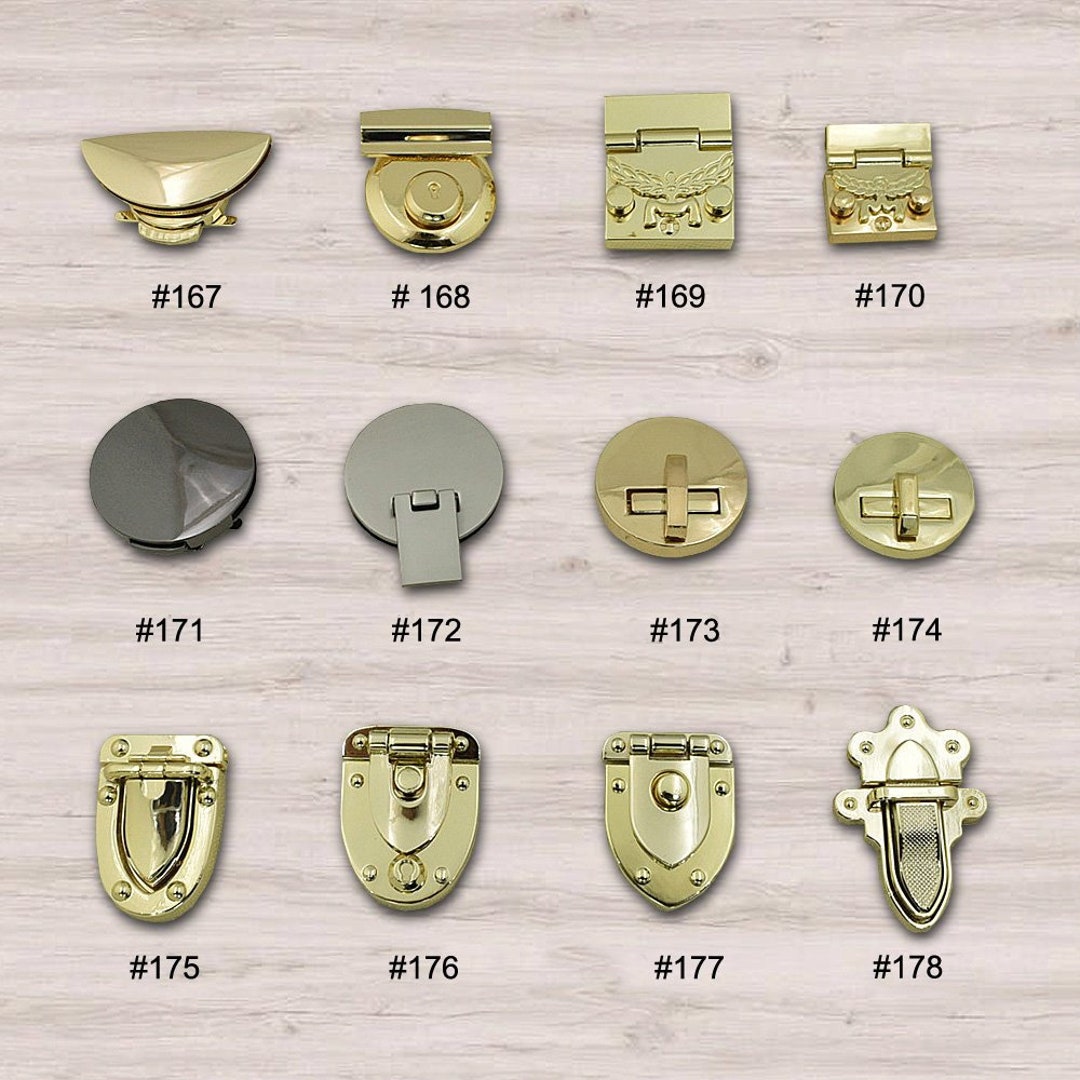 1pc Gold Metal Purse Lock Turn Lock Twist Lock Handbag Purse - Etsy