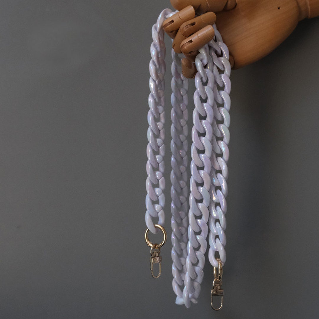 A Piece of Resin Chain Purse Chain Handle Resin Handles for - Etsy