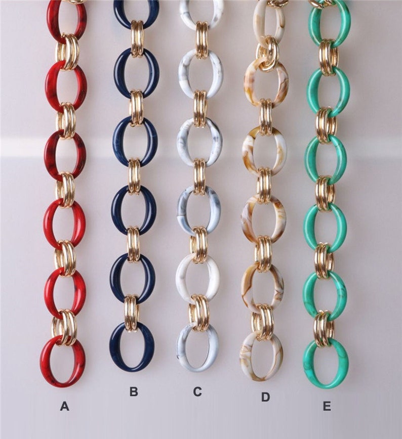 A Piece of 60cm Long Acrylic Chain Purse Chain Handle Plastic - Etsy