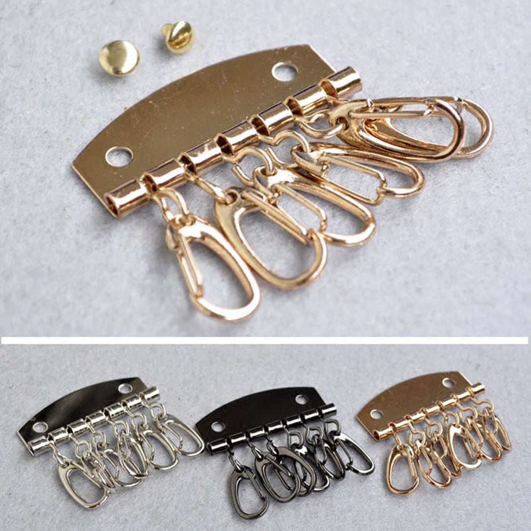 1pc Key Organiser Key Holder Key Rings Silver Gold Gunmetal CAE-R146 - Etsy