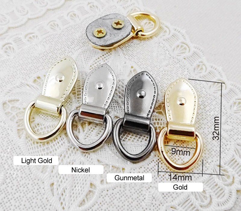 2pcs Bag Purse Buckle Connector D-ring Buckle Metal Loops - Etsy