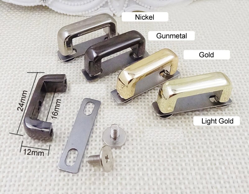 4pcs Bag Purse Buckle Bridge Buckle Metal Belt Loops Chain | Etsy