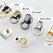 4pcs Belt Screw Bag Purse Rings Heavy Duty Gate Ring Round Purse ...