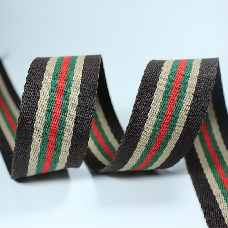 1.5 Wide Striped Polyester Cotton Webbing Bag handles | Etsy