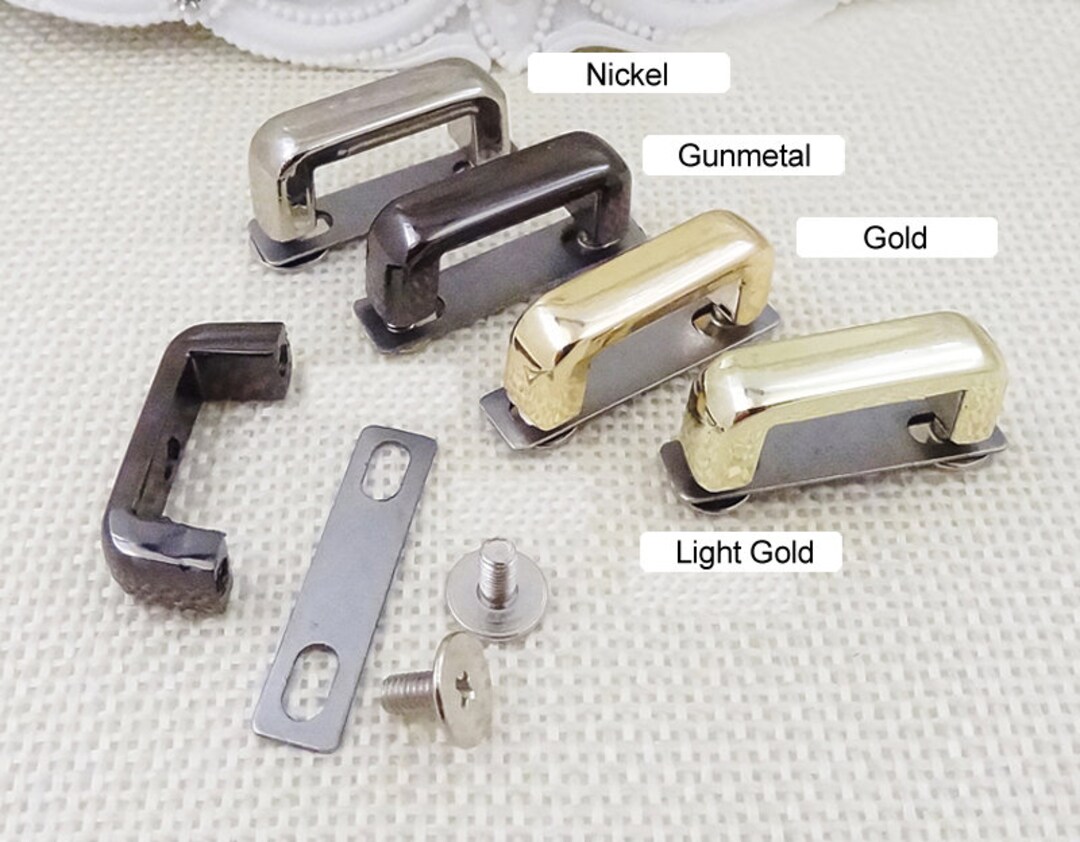 4pcs Bag Purse Buckle Bridge Buckle Metal Belt Loops Chain Connector ...