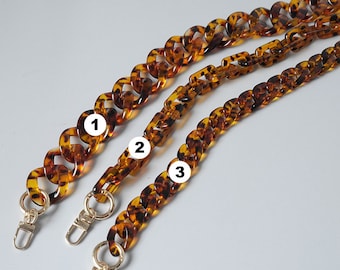 A piece of Acrylic Chain Purse Chain Handle Resin Handles for | Etsy