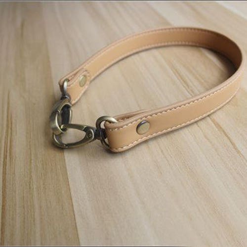 A Piece of Leather Handle Wrist Strap Leather Purse Handle for - Etsy