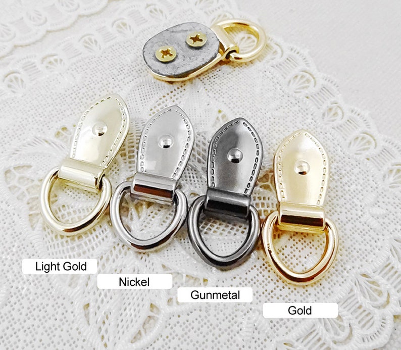 2pcs Bag Purse Buckle Connector D-Ring Buckle Metal Loops | Etsy