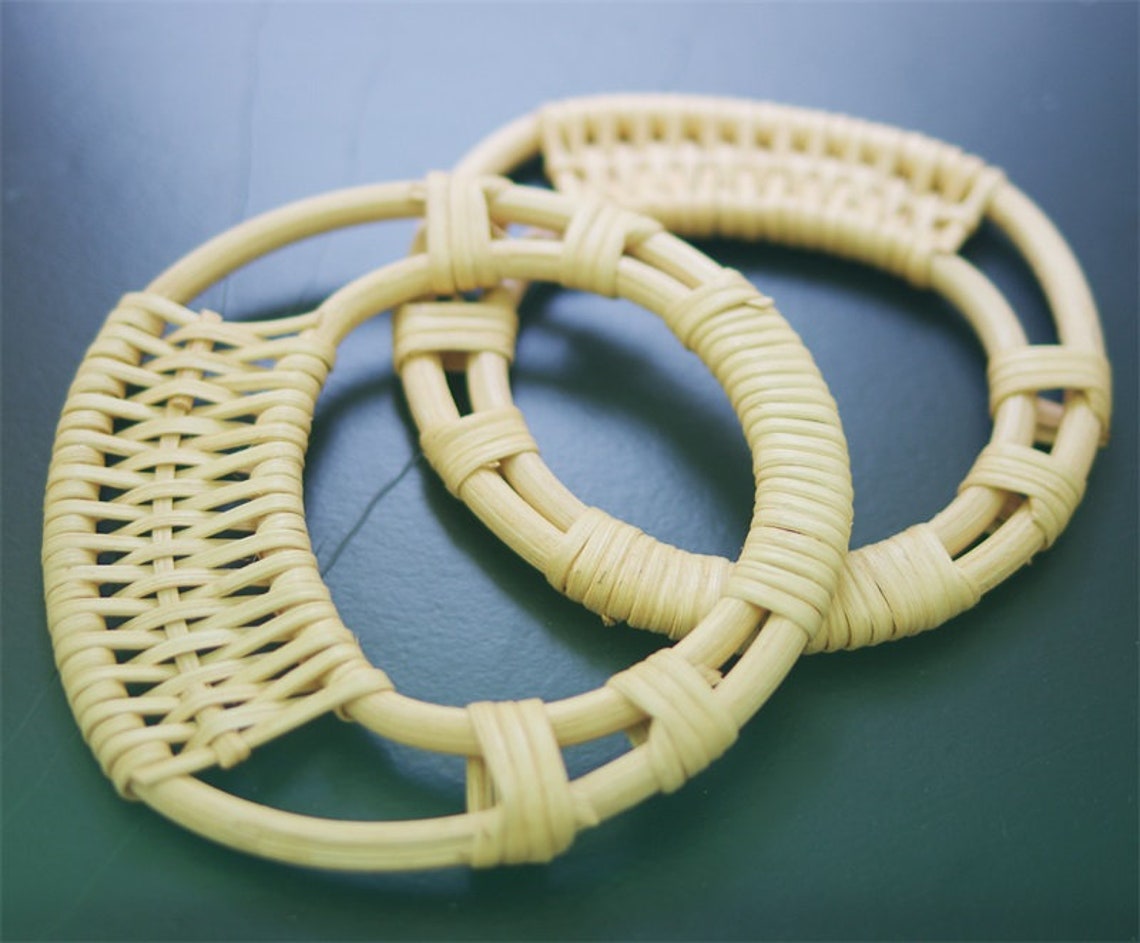 A Pair of 15cm Bamboo Handles for Bag Wooden Handcraft - Etsy UK