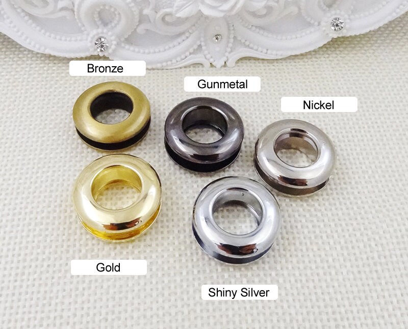 4pcs Solid Brass Eyelets Grommets Flat Eyelet Flat Grommets | Etsy