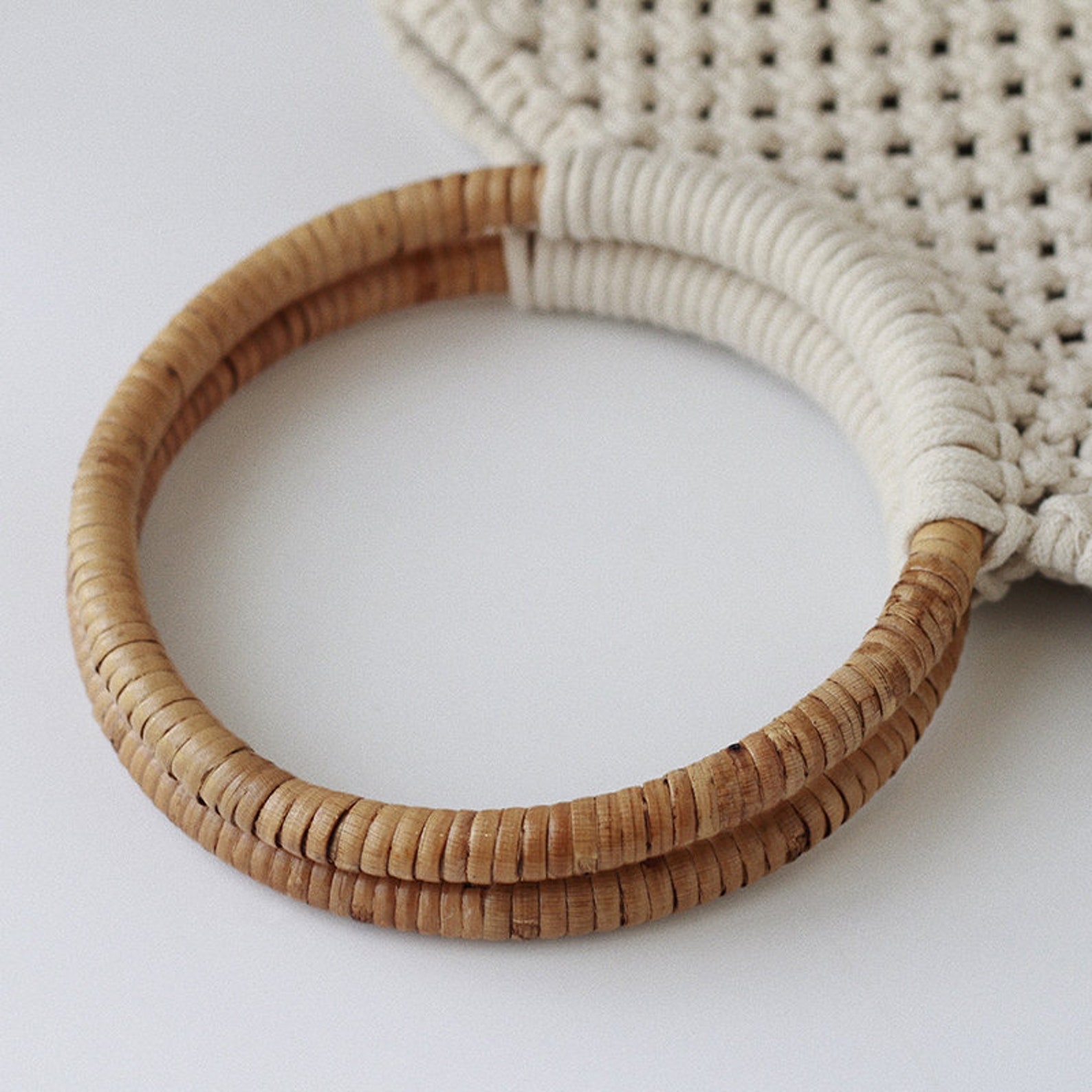 A Pair of 15cm Bamboo Handles for Bag Wooden Handcraft | Etsy