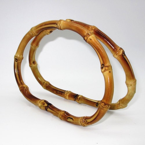A Pair of 13cm Bamboo Handles for Bag Wooden Handcraft - Etsy