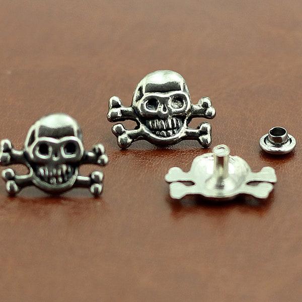 Skull Rivet - Etsy