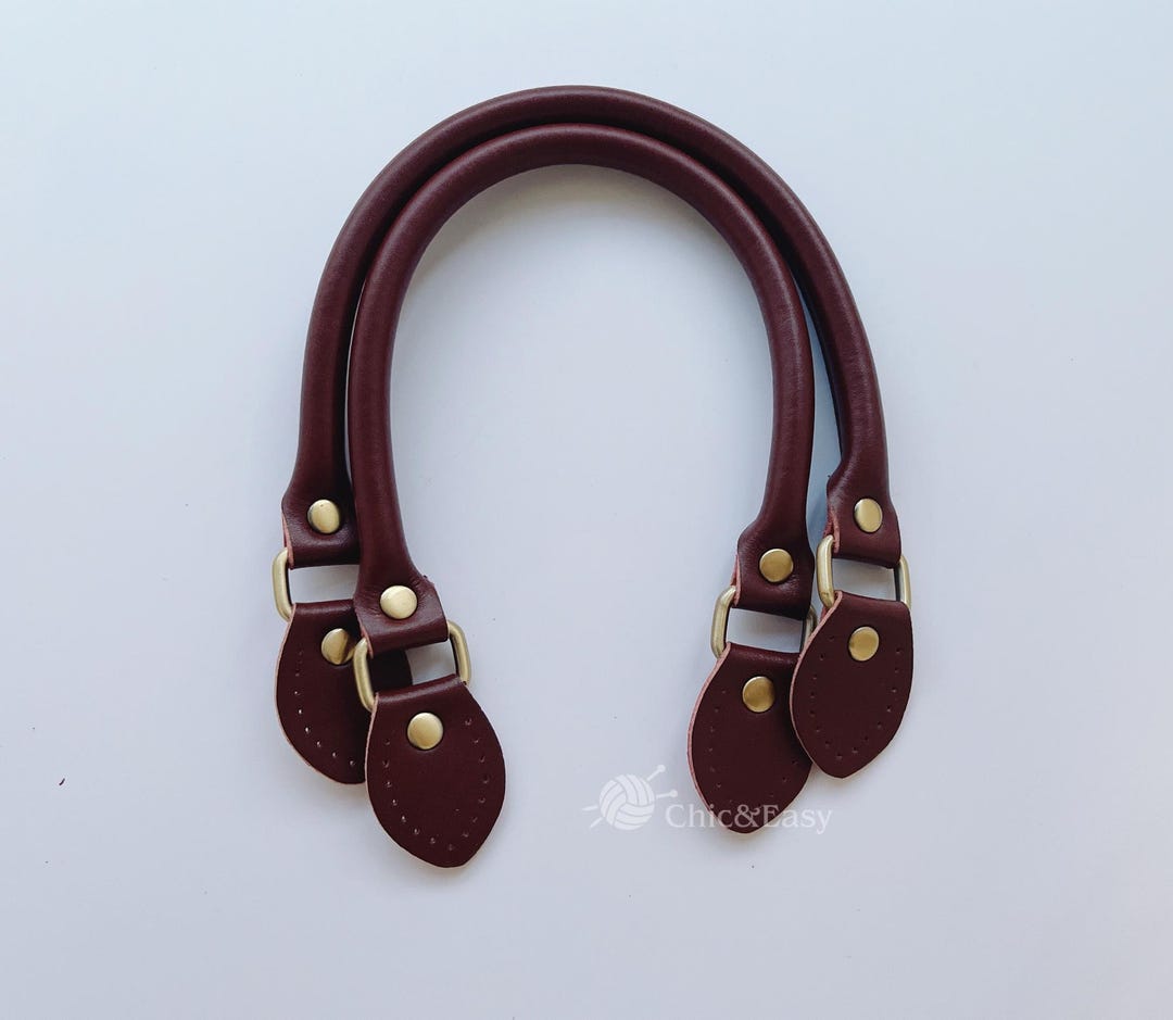 Leather Purse Handles: Bag Replacement Straps (16.5") CAE-Z025 - Etsy