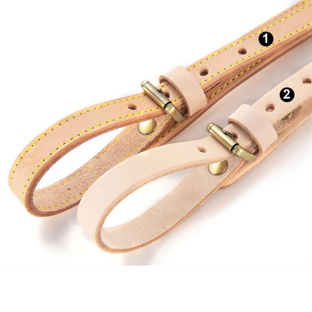 A Piece of Genuine Leather Handle Purse Handle Adjustable Leather Strap ...