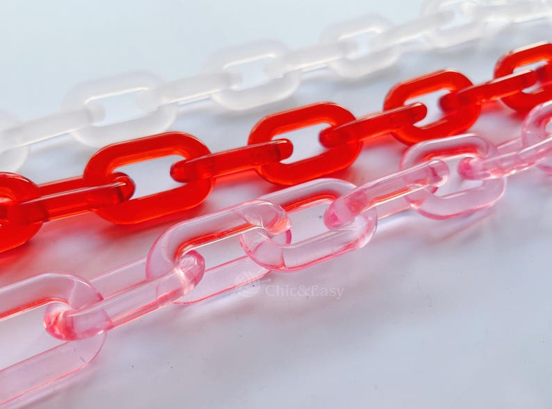 A Piece of Acrylic Chain Purse Chain Strap Handle Plastic Handles for ...
