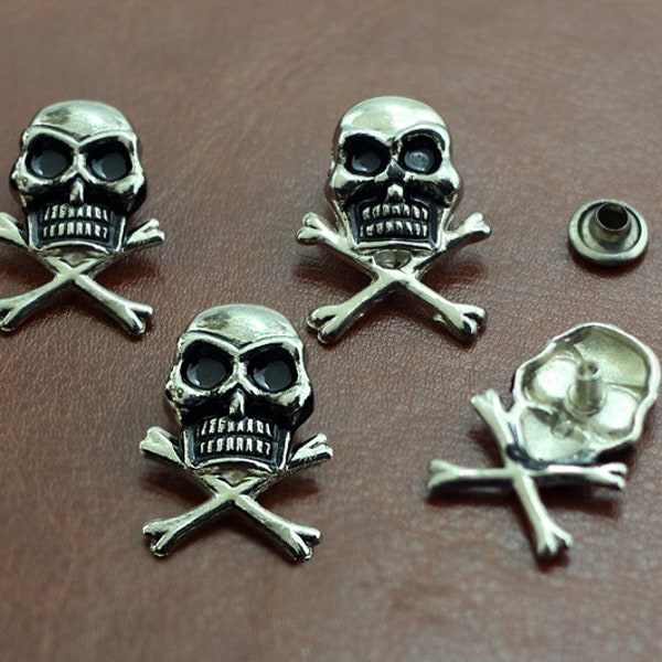 Skull Rivet - Etsy