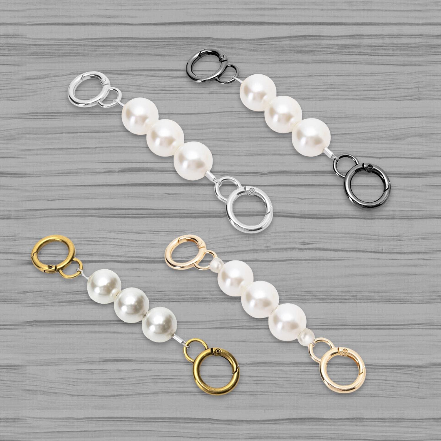 Pearl Purse Chain Extender: 13cm Metal Handbag Strap Accessory CAE-Z163 ...