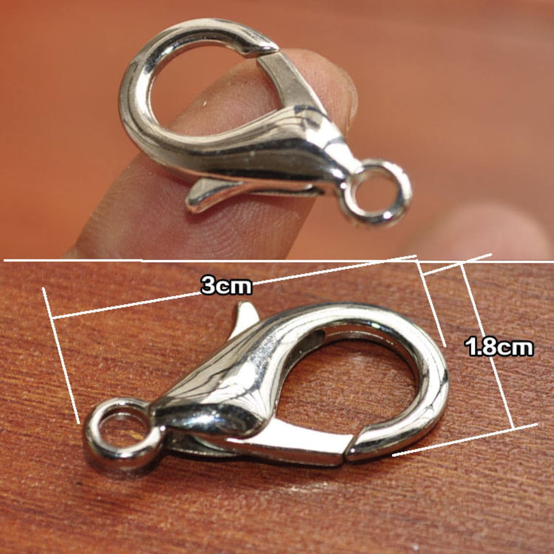 4pcs Silver Purse Clasps Bag Hooks Strap Clasp Swivel Clasp - Etsy