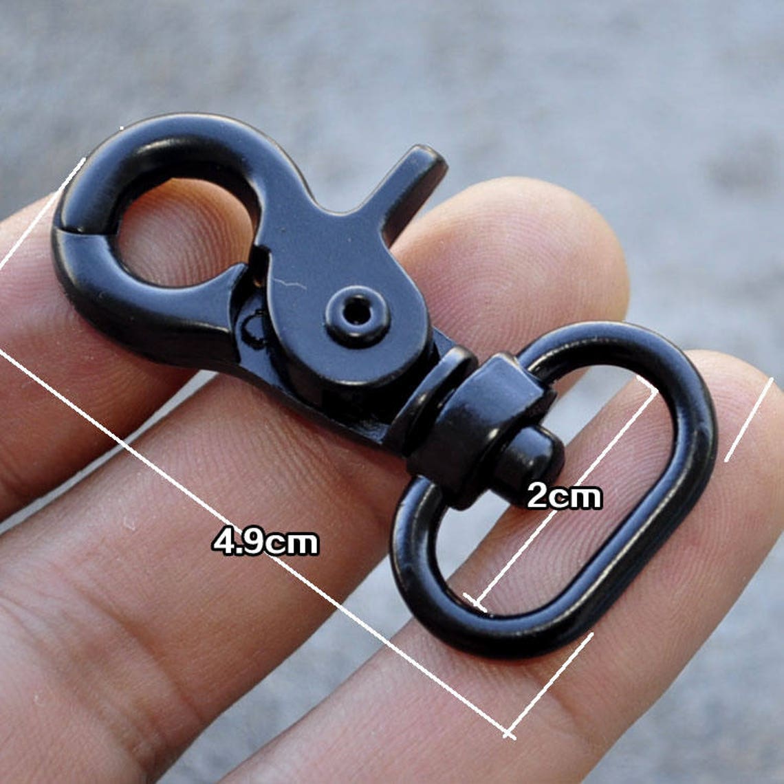 2pcs Black Purse Clasps Bag Hooks Strap Clasp Swivel Clasp - Etsy