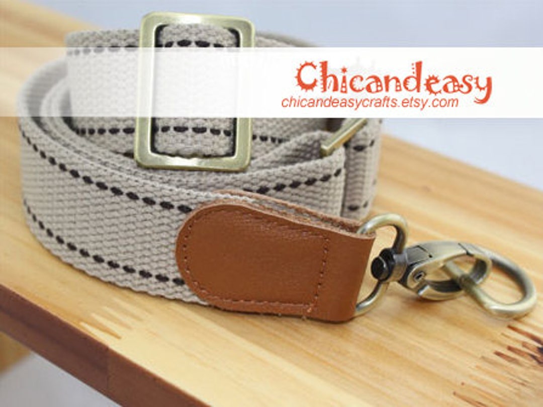A Piece of Adjustable Canvas Strap Cotton Webbing Strap Heavy Duty Bag ...