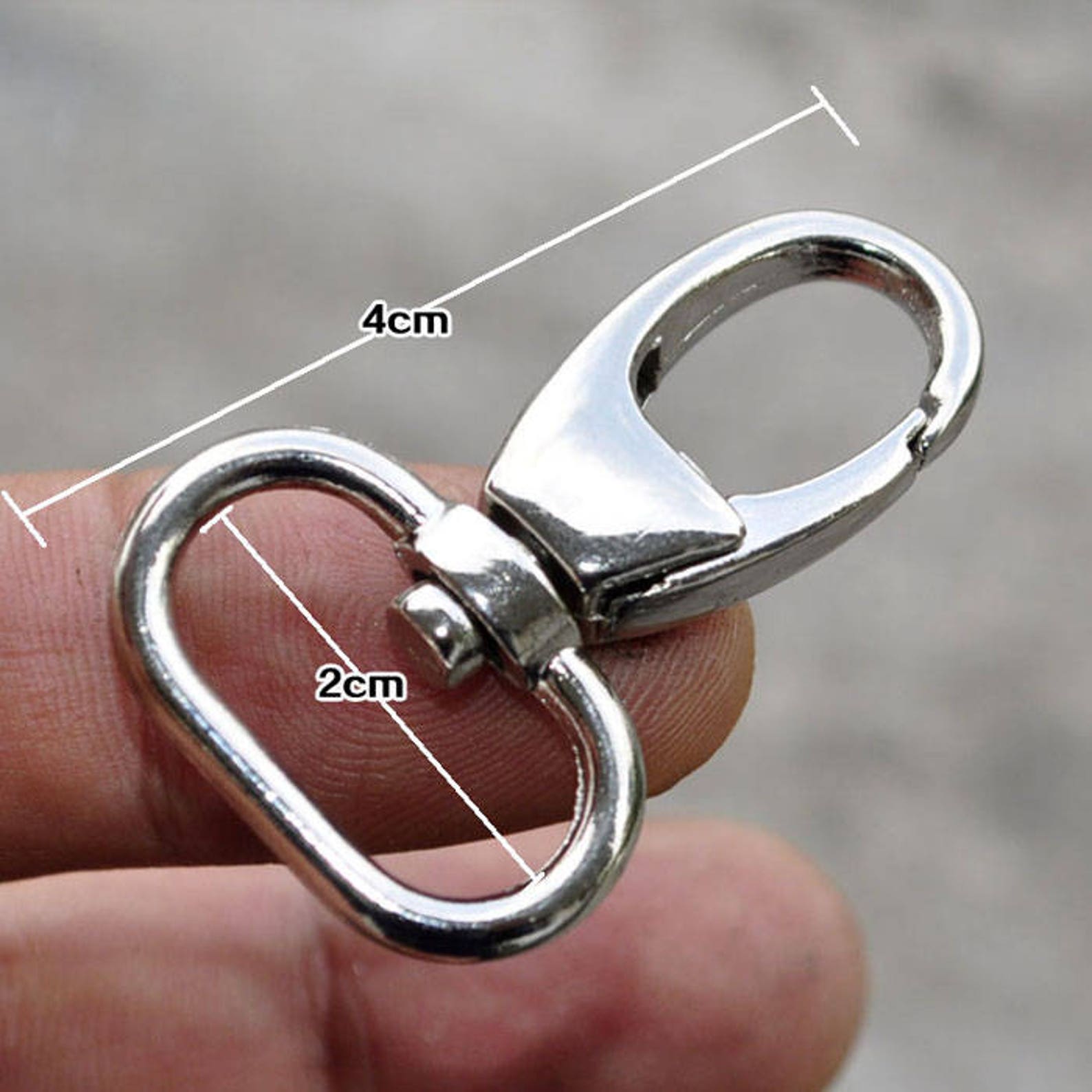 2pcs Silver Purse Clasps Bag Hooks Strap Clasp Swivel Clasp - Etsy