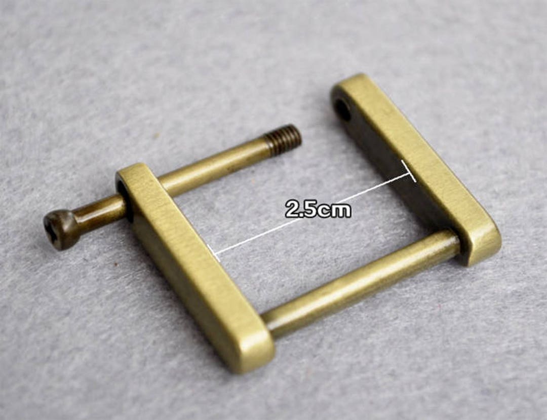 1pc Heavy Duty Square Clasps Screw Clasp Buckle Strap Sliders Rings ...