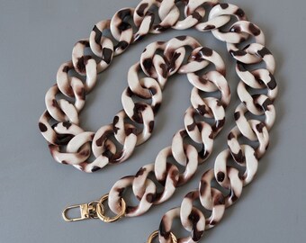 A Piece of Resin Chain Purse Chain Handle Resin Handles for | Etsy