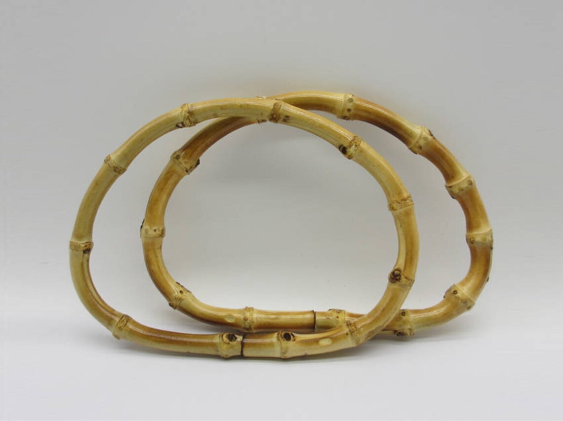 A Pair of 18cm Bamboo Handles for Bag Wooden Handcraft - Etsy