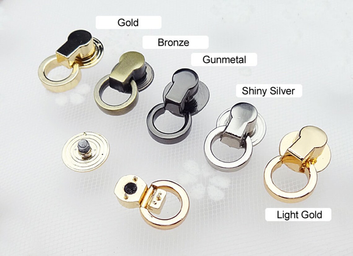 4pcs Belt Screw Bag Purse Rings Heavy Duty Gate Ring Round - Etsy